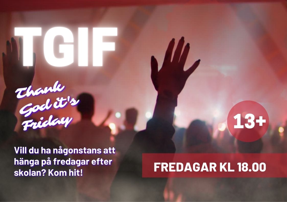 TGIF - en grupp för ungdomar på Vaskåren. | Frälsningsarmén